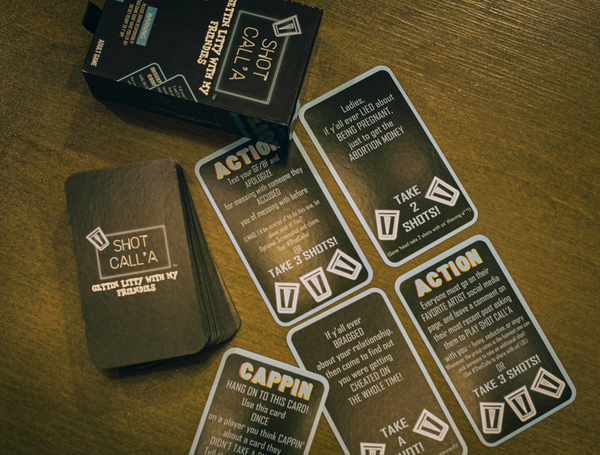 Shot Call'a: The Best Drinking Card Game Revolutionizing Game Nights ...